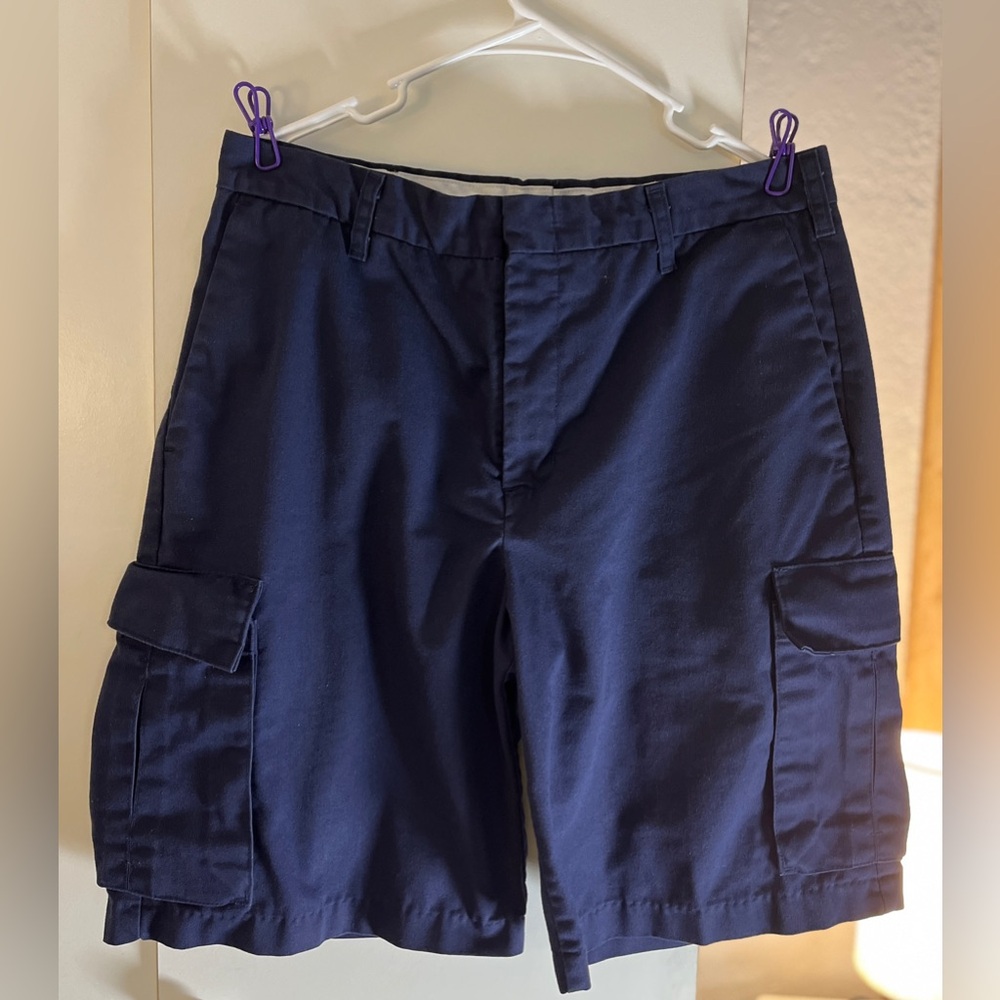 Wearguard Mens Blue Cargo Uniform Shorts, Size 34 - Gem